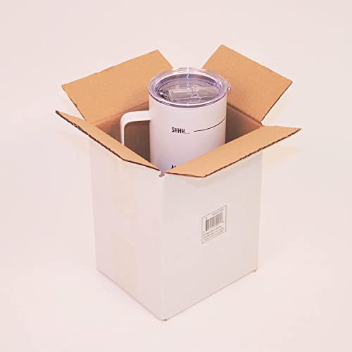 Wild Eye Designs Iceware Insulated Stainless Steel Double Wall XL Coffee Mug (20 fl oz) WHITE, SHH