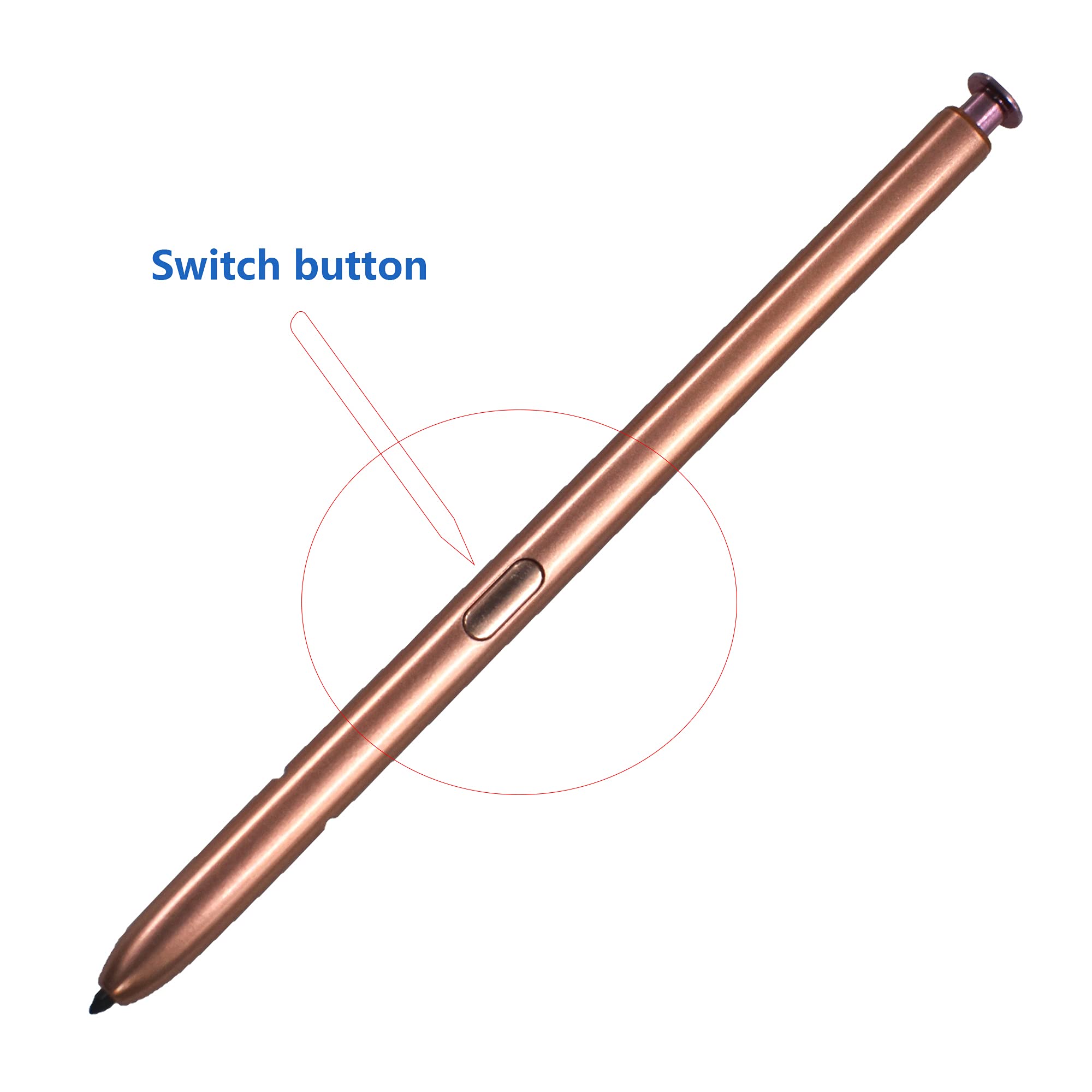 2 Pack Galaxy Note 20 Stylus Pen Replacement for Samsung Galaxy Note 20 Note 20 Ultra 5G (Without Bluetooth) Stylus Pen S Pen (Gold)