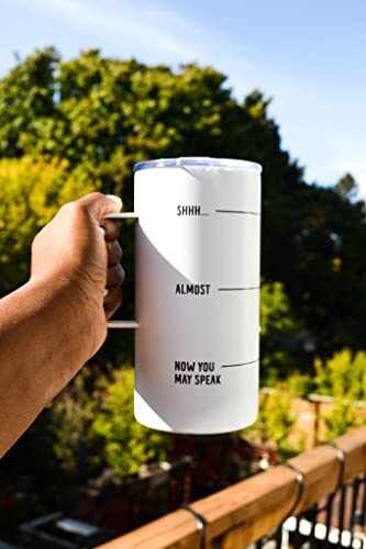 Wild Eye Designs Iceware Insulated Stainless Steel Double Wall XL Coffee Mug (20 fl oz) WHITE, SHH