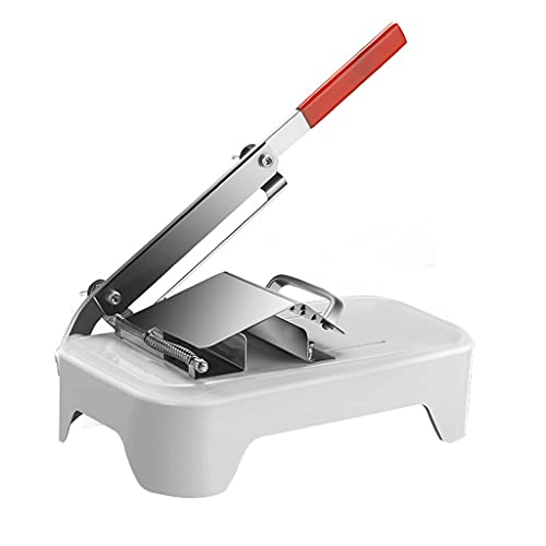 SCYMX Kitchen Tools Meat Slicing Machine Alloy+Stainless Steel Household Manual Thickness Adjustable Meat and Vegetables Slicer Gadget