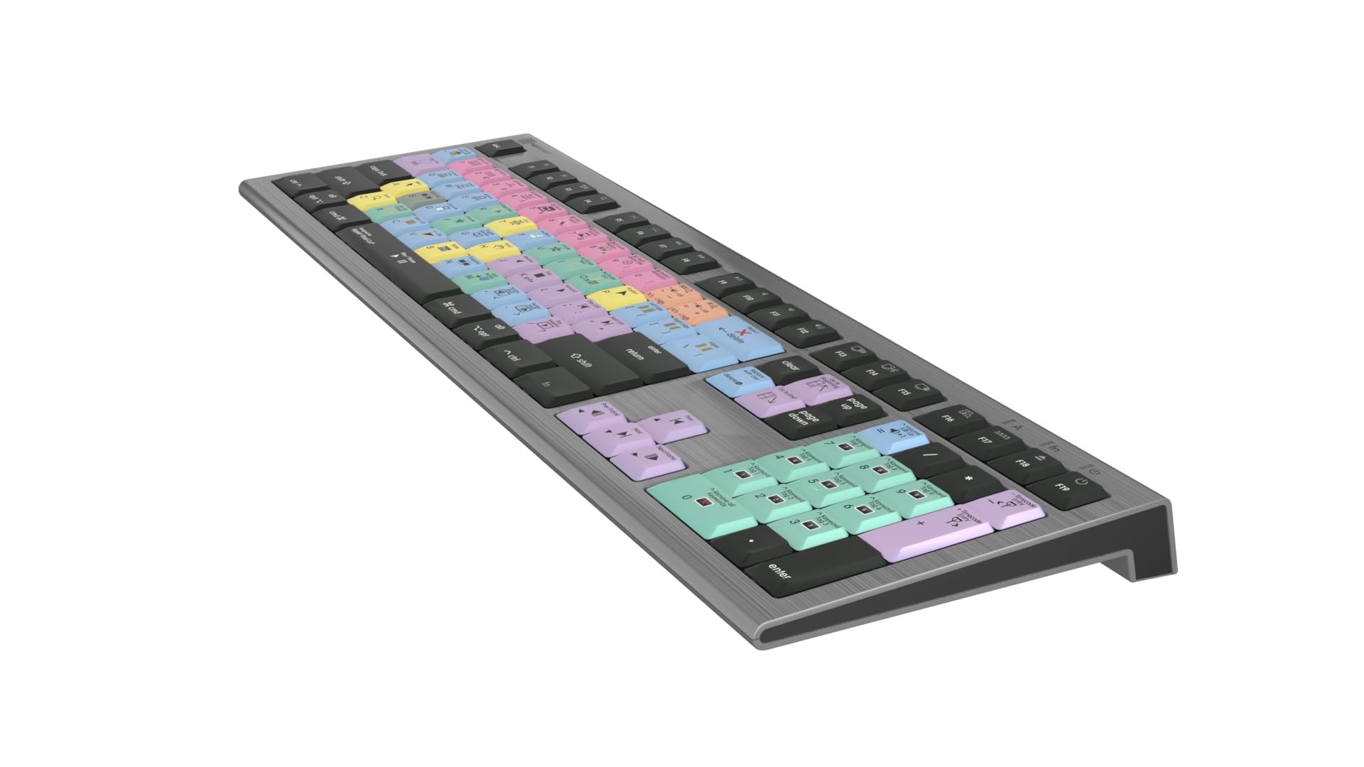 Logickeyboard Backlit 'Astra2' Designed for Editing in Apple Final Cut Pro • p/n LKB-FCPX10-A2M-US