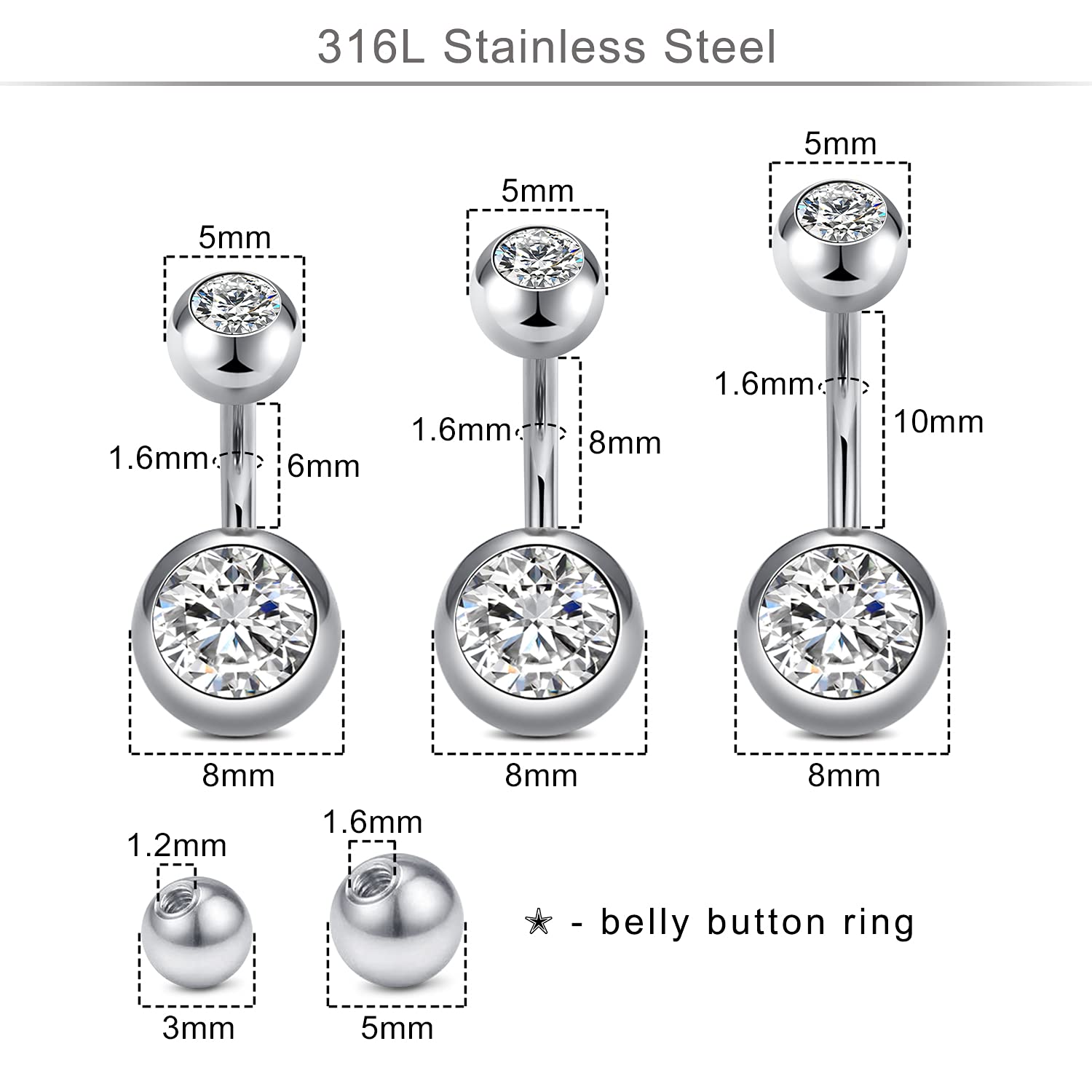 JIESIBAO 75PCS Mixed-size Piercing Kits for All Piercings,Stainless Steel Piercing Kit 14G 16G 18G 20G Piecing Needles for Ear Cartilage Tragus Nose Septum Lip Nipple Piercing Tools