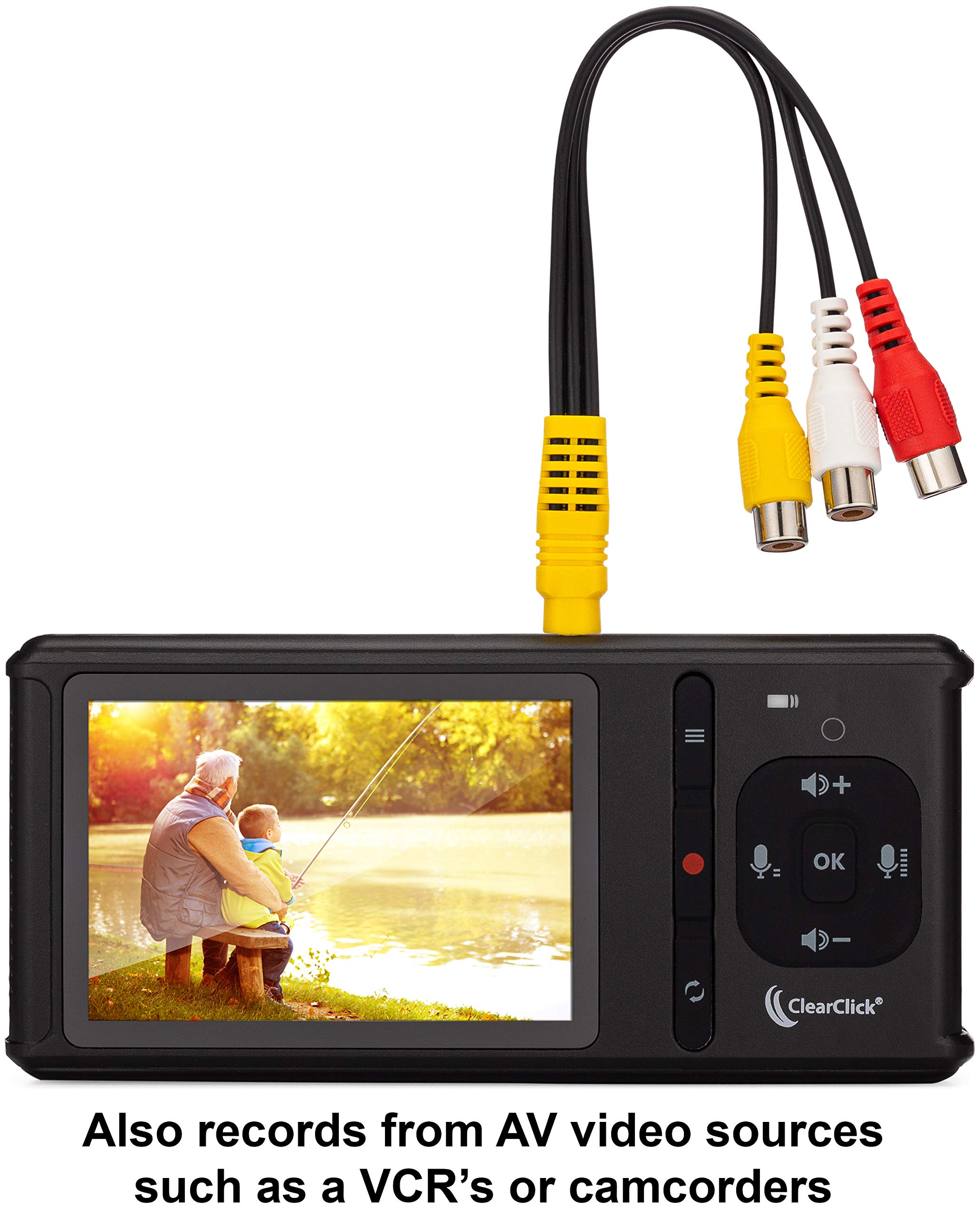 ClearClick HD Video Capture Box Ultimate (4K Edition) - Record and Stream Video from HDMI (Up to 4K30) and AV Video Sources, No Computer Required (Updated)