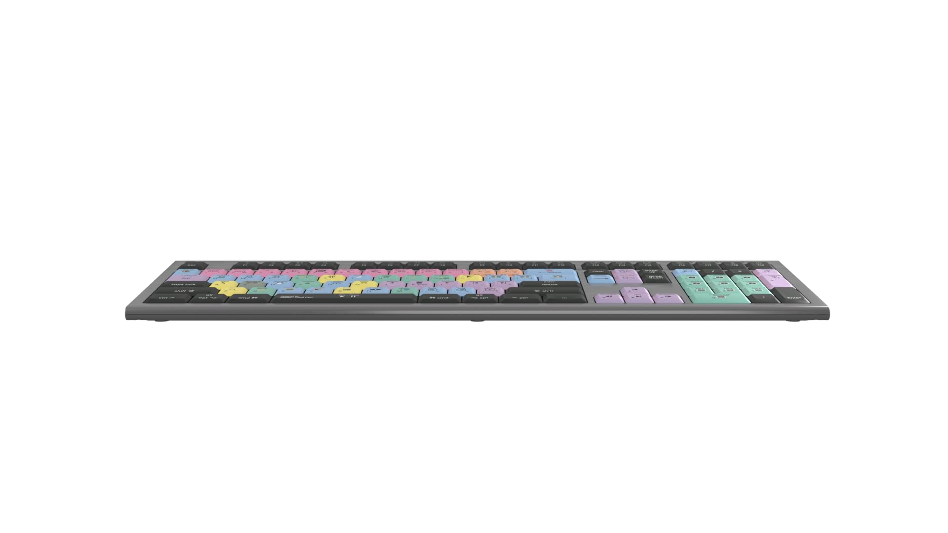Logickeyboard Backlit 'Astra2' Designed for Editing in Apple Final Cut Pro • p/n LKB-FCPX10-A2M-US