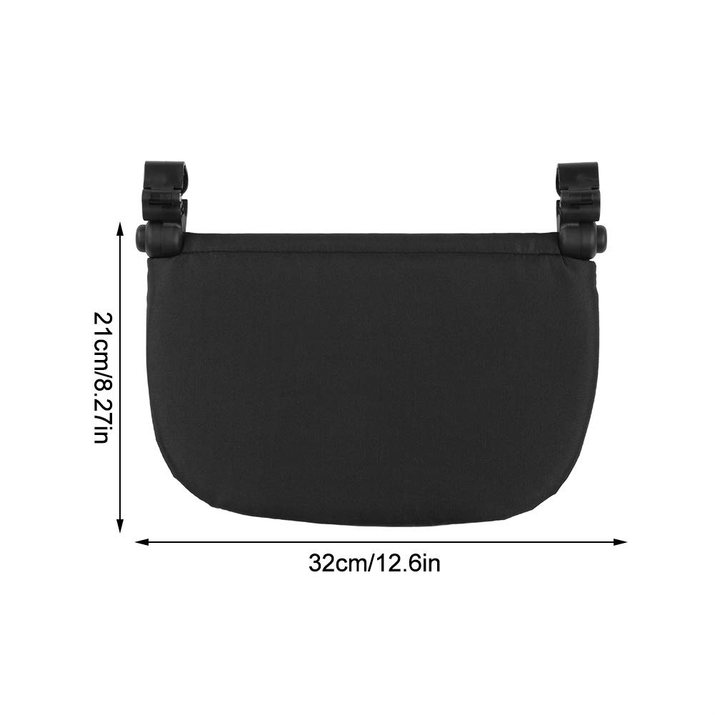 Stroller Footrest, Baby Stroller 21cm Extension Footrest Pram Foot Extension Footrest Household Accessory(Black)