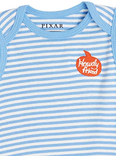 Amazon Essentials Disney | Marvel | Star Wars Unisex Babies' Sleeveless Bodysuits, Pack of 6, Toy Story Friends, 0-3 Months