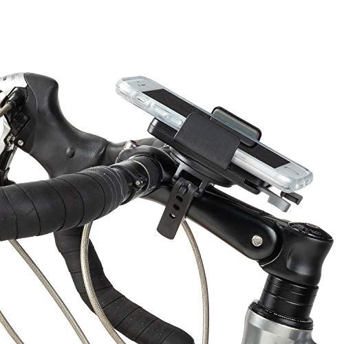 Nite Ize Squeeze Rotating Smartphone Bar Mount, Universal Bike Phone Holder For Bar or Stem, Compatible With MagSafe iPhone 12 Pro Max/Mini/Galaxy/Edge/Google Pixel and more