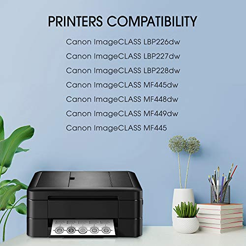 MasaiMara Compatible Toner Cartridge 057 Replacement for Canon 057 Cartridge 057 057H Toner for Canon ImageCLASS LBP226dw LBP227dw LBP228dw MF445dw MF448dw MF449dw MF445 โ with Chip (Black, 2-Pack)
