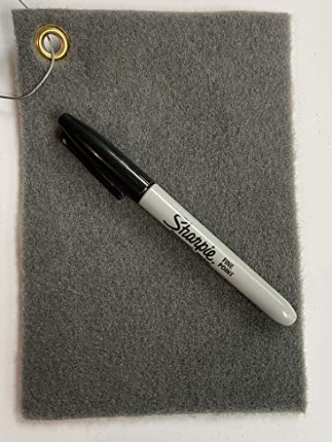 USA Fabric Store Medium Grey Auto One Premium Automotive Carpet Upholstery Fabric 80 inches W 18 Oz. by The Yard