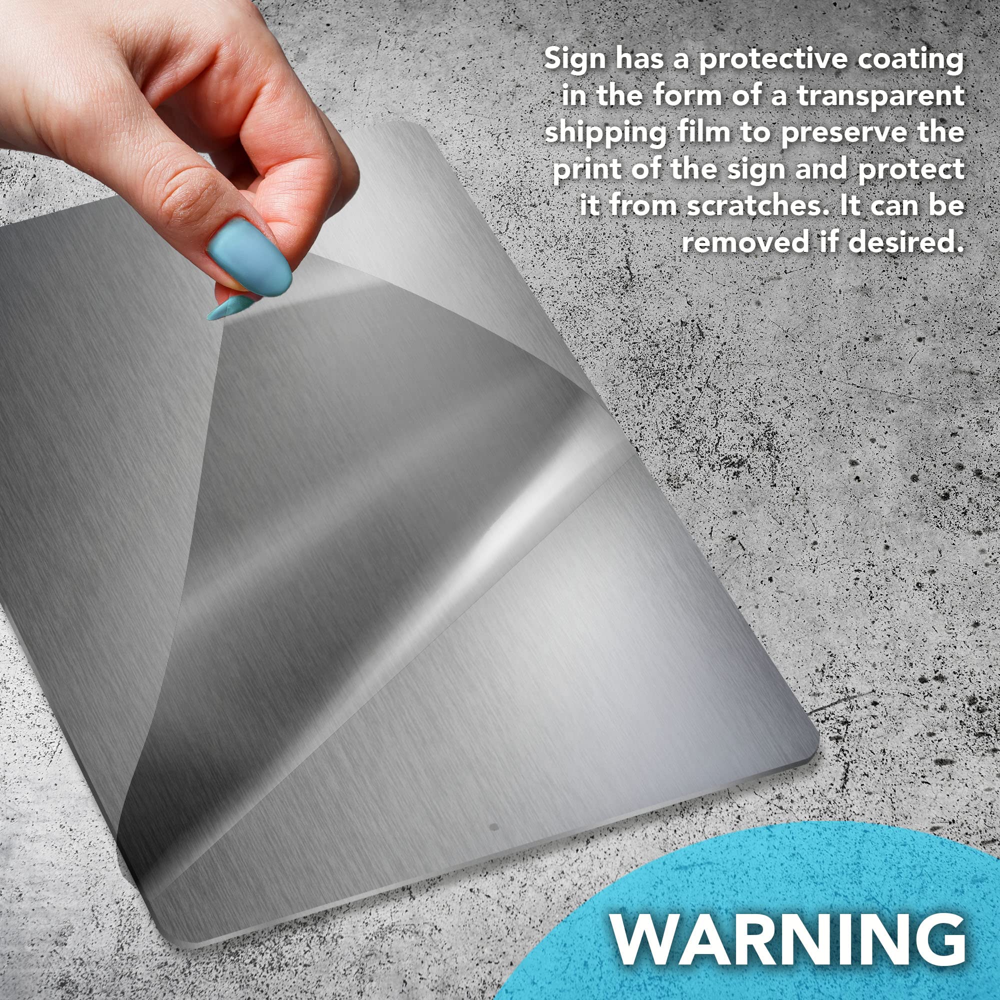 Not Responsible for Accidents or Injuries Sign - 8x12 Aluminum Management Not Responsible Sign - Not Responsible for Lost or Stolen Items Sign