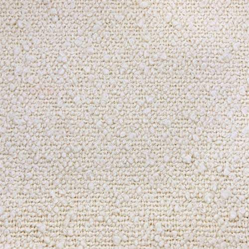 Home Square Fabric Upholstered Swivel Glider in Ivory Boucle (Set of 2)