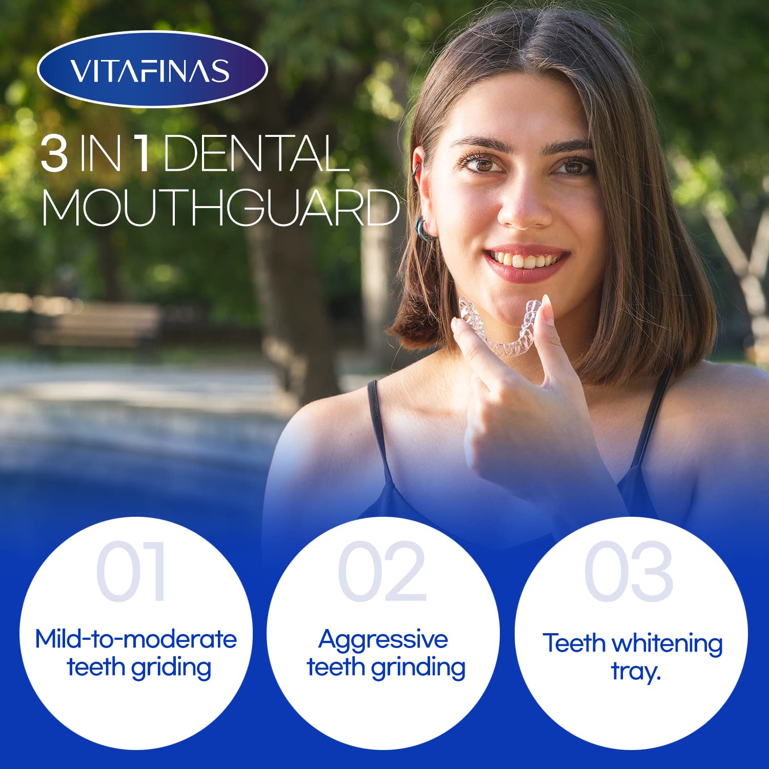 Mouth Guard for Grinding Teeth, Moldable Dental Guard, Professional Mouth Grinding Guard, Night Guard Comfortable Custom Mold for Clenching, Bruxism, Whitening Tray & Sports Guard (6Pack, 2 Sizes)