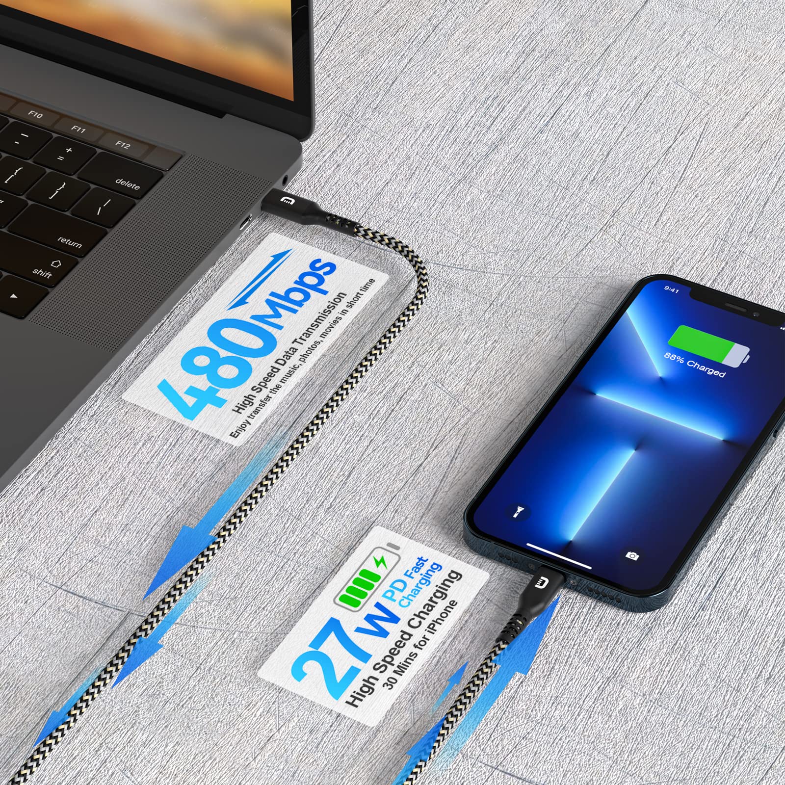 Zendure Portable Charger 10000mAh Power Bank 20W PD USB C Battery Pack QC 3.0 Cargador Portatil External Battery for iPhone, Tablet, Samsung, Switch and More-ZDC2LK3-BK