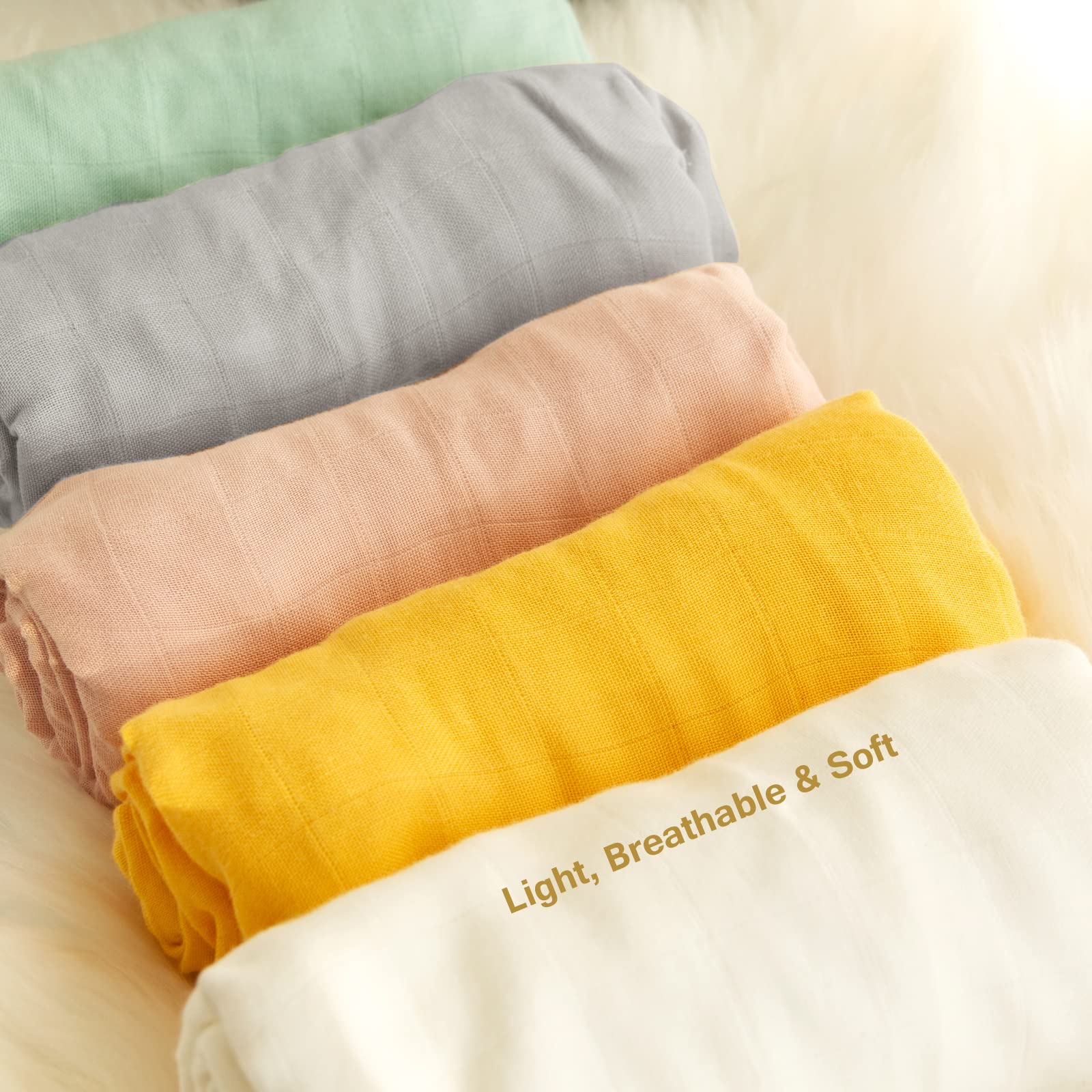 Muslin Bassinet Sheet Fitted 2 Pack for Cradle or Bassinet Pad&Mattress, Soft and Breathable Viscose Made from Bamboo Cotton Muslin Bassinet Sheets (32"x16"x5.5") for Boys and Girls Gift, Grey