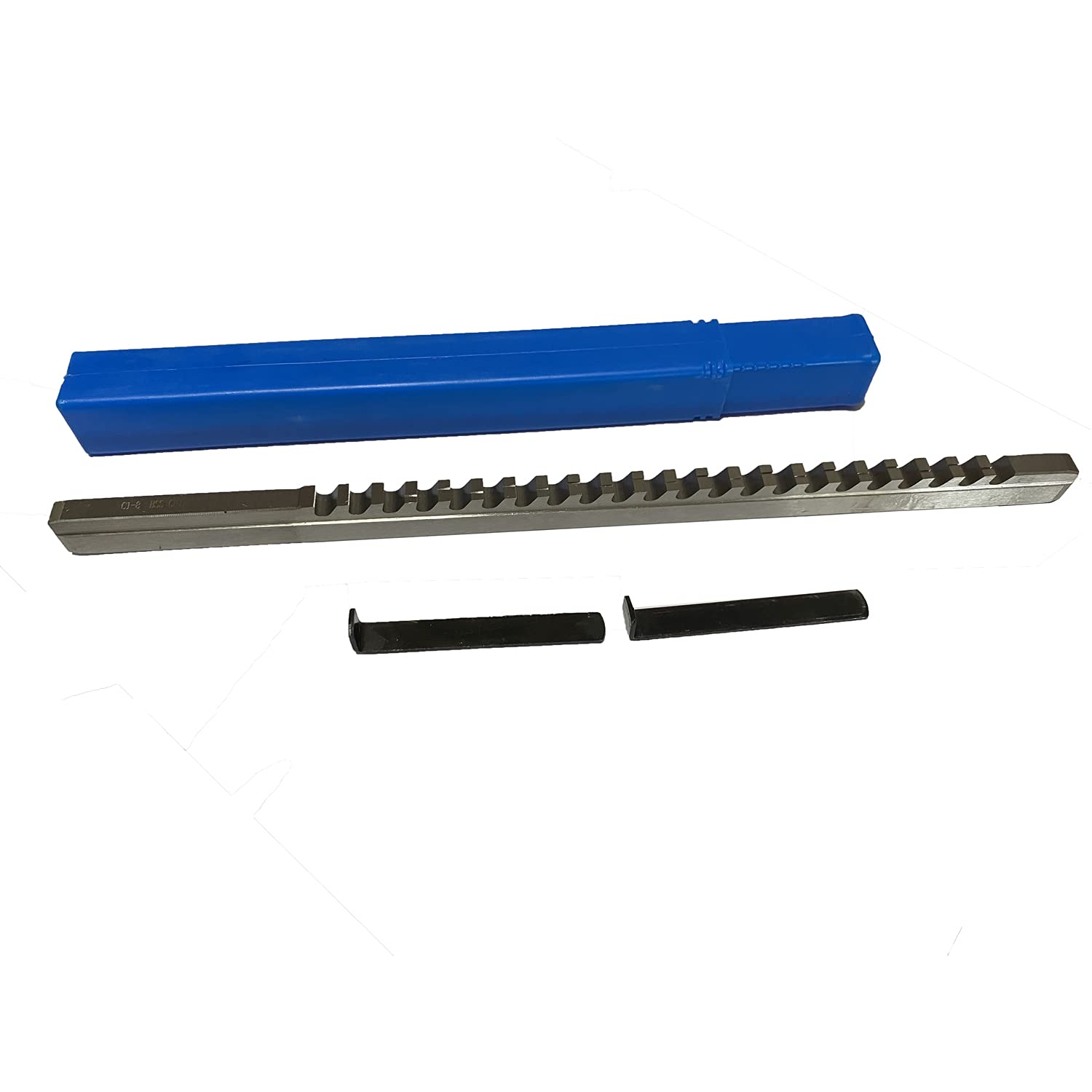 ICZW C Push-Type Keyway Broach Metric Sized High Speed Steel Keyway with Shim Cutting Tool (C1-8)