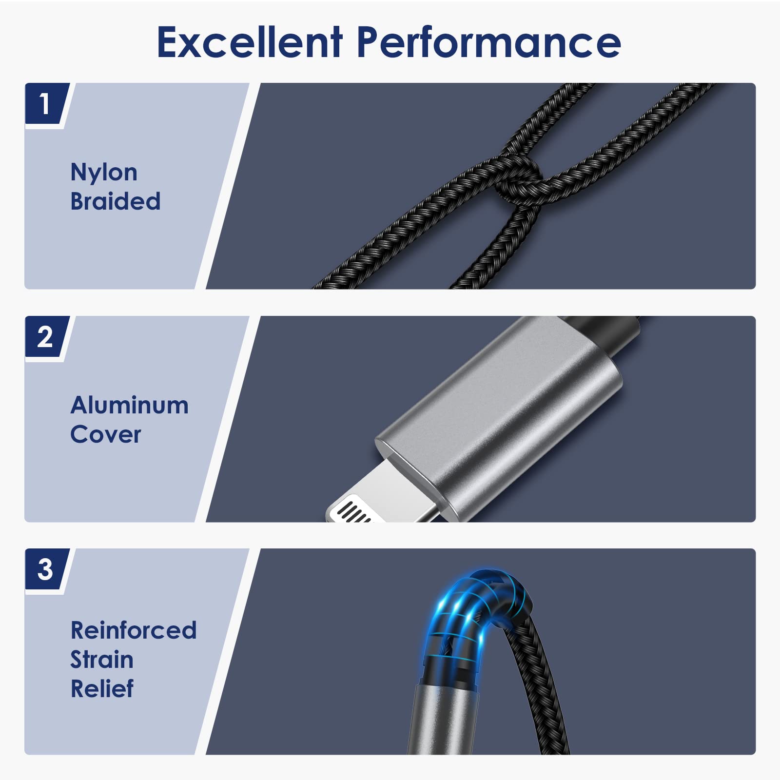 MOOU iPhone Aux Cord for Car, Apple MFi Certified Lightning to 3.5 mm Audio Cable, 6.6FT, Compatible with iPhone 14/13/12/11/X/XS/XR/8, Speaker Adapter