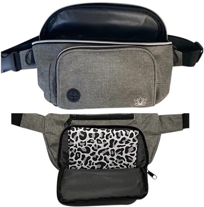 Lotus Lane Crossbody Diaper Bags for Baby Mini Diaper Bag Fanny Packs Stroller Diaper Bag for Men and Women (animal Print)