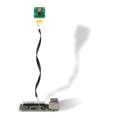 4 Pack Raspberry Pi Camera and Display Cable, 15 Pin Round Flexible CSI Cable, 110mm/4.33in, for Raspberry Pi 3B+, 3B, 2B