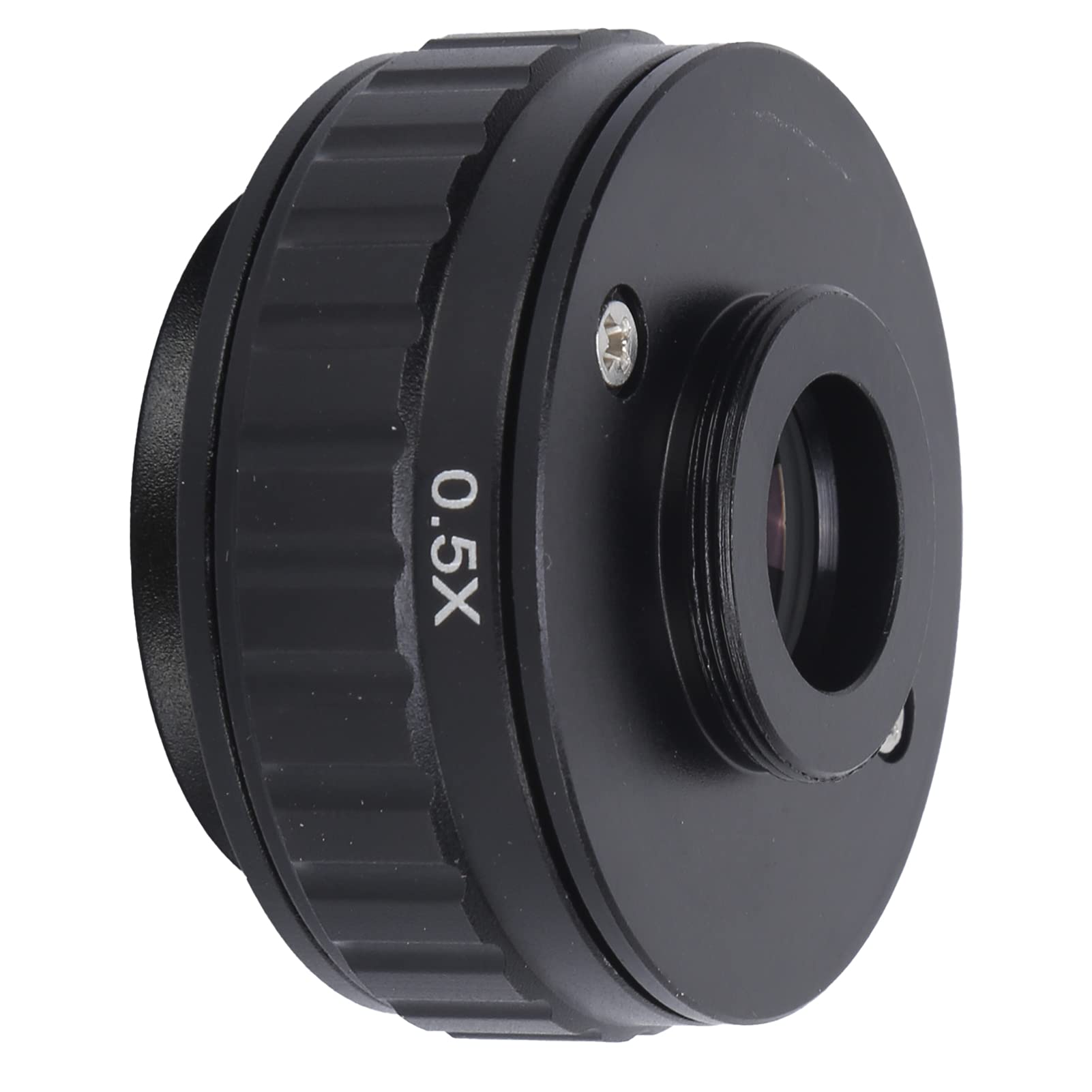 Agatige 0.5X C Mount Adapter Lens, Microscope Adapter Camera Adapter Mount Lens Adapter Trinocular Stereo Microscope Tube Focusing 38mm for Digital Camera CX Photo Port Stereo T490 Series Microscopes