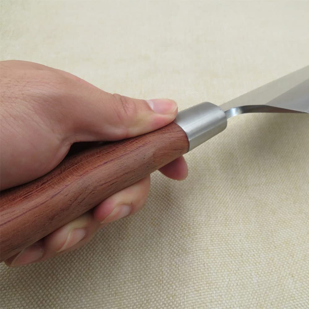 LICAIDAO Deba Knife, Fish Fillet Knife, Stainless Steel Single Bevel Japanese Kitchen Knife for Fish Cutting with Ergonomic Handle, 210mm