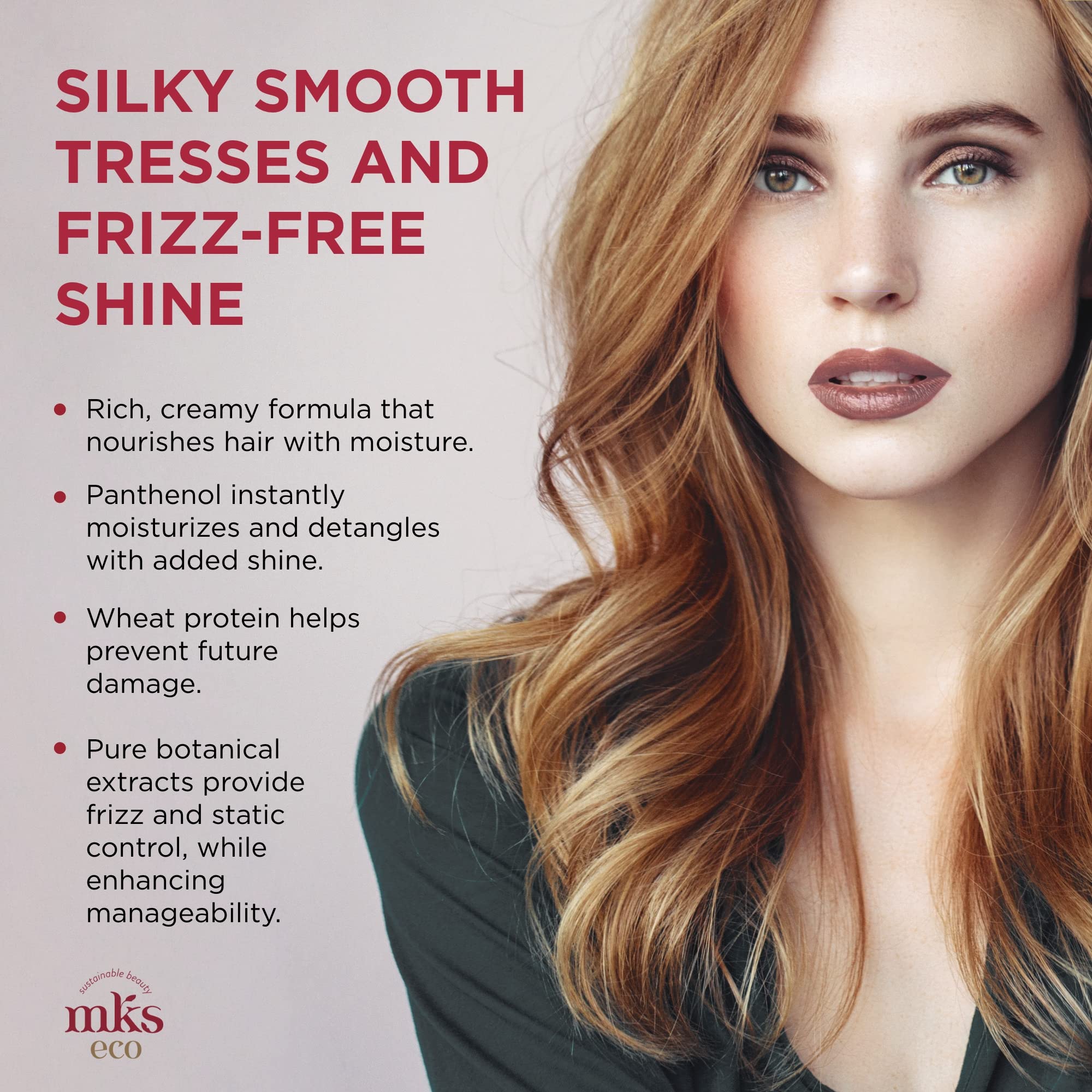 MKS eco Hydrate Conditioner, High Tide - 10 fl oz - Nourish & Moisturize Hair, Protect Against Breakage - Moroccan Argan Oil, Hemp Seed Oil - Vegan, Cruelty Free