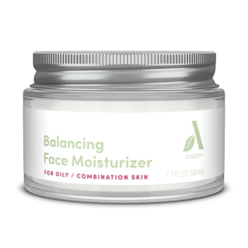 Amazon Aware Balancing Face Moisturizer with Licorice Root Extract & Vitamin C, Formulated without Fragrance, Oily to Combination Skin, 1.7 fl oz