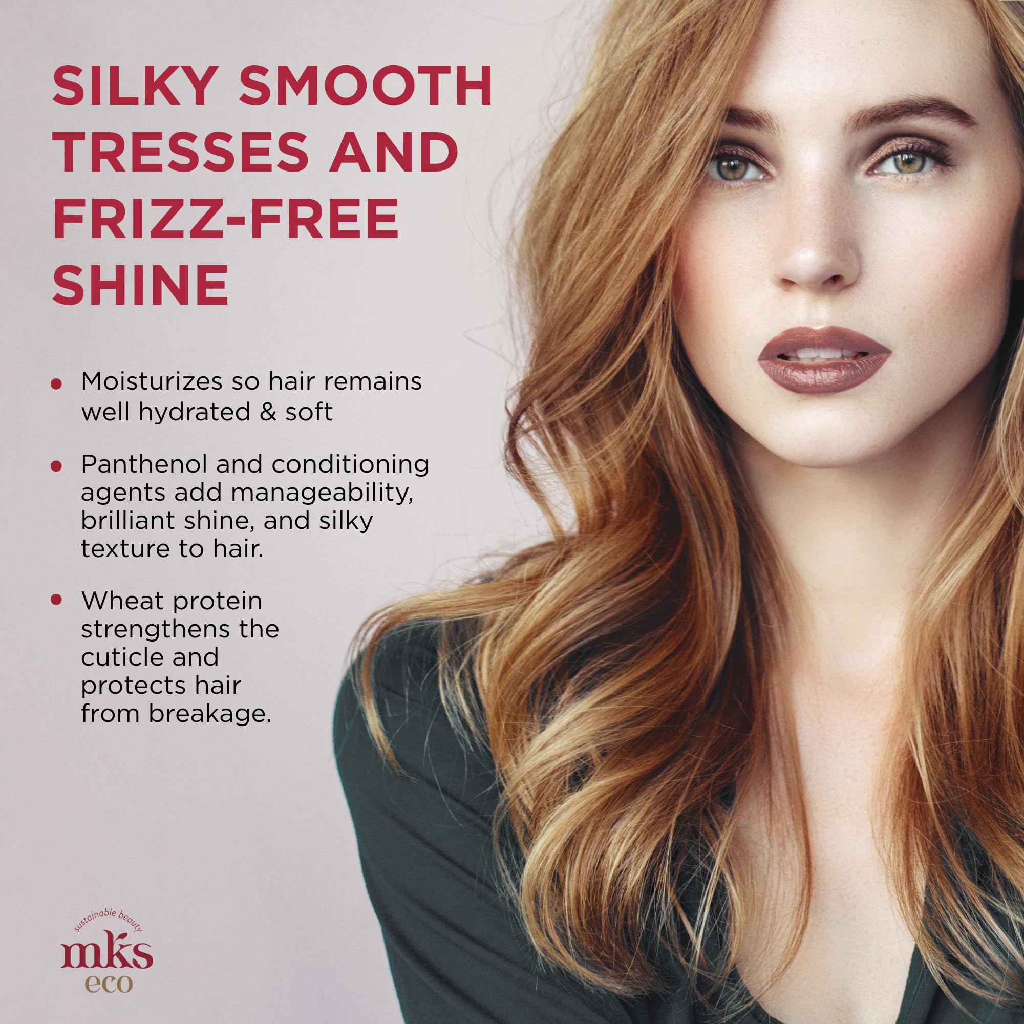 MKS eco Hydrate Conditioner for Fine Hair, Light Breeze - 10 fl oz - Locks in Moisture & Improves Shine - Moroccan Argan Oil, Hemp Seed Oil - Vegan, Cruelty Free