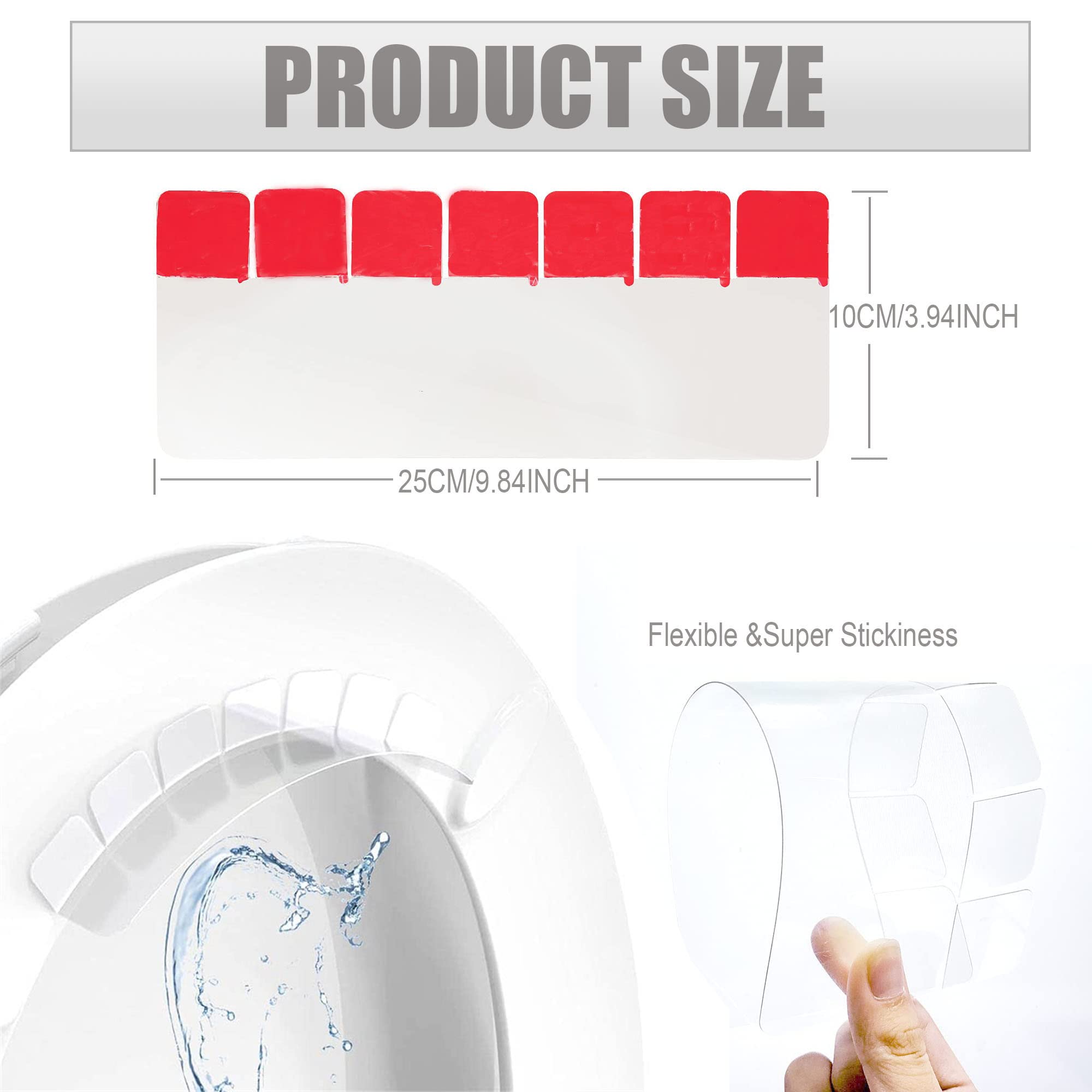 Magoog Pee Guard to Prevent Water Splashing, Pee Splash Guard, 2PCS