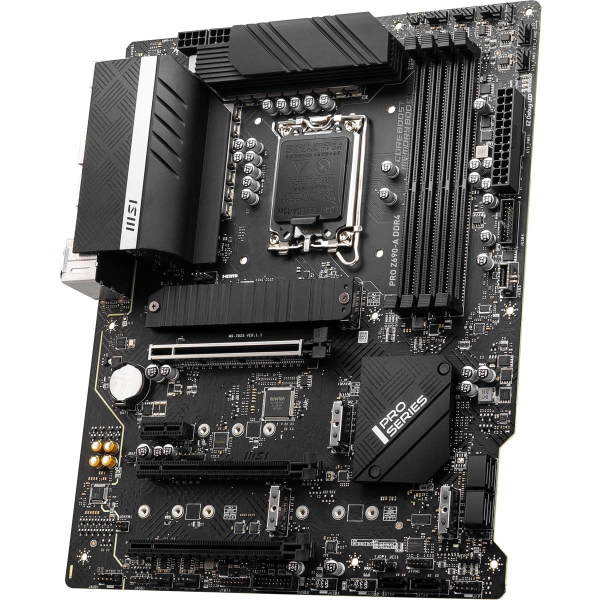 MSI PRO Z690-P DDR4 ProSeries Motherboard (ATX, 12th Gen Intel Core, LGA 1700 Socket, DDR4, PCIe 4, CFX, M.2 Slots)