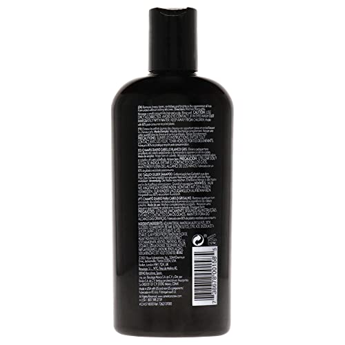 American Crew Men's Shampoo, Daily Silver, Removes Brassy Tones, Naturally Derived, Vegan Formula, 8.4 Fl Oz