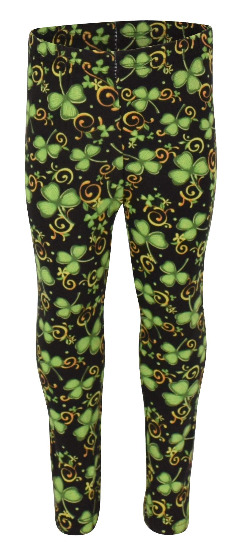 Unique Baby Girls St Patrick's Day Luck of the Irish Legging Set (10/5XL, Green)
