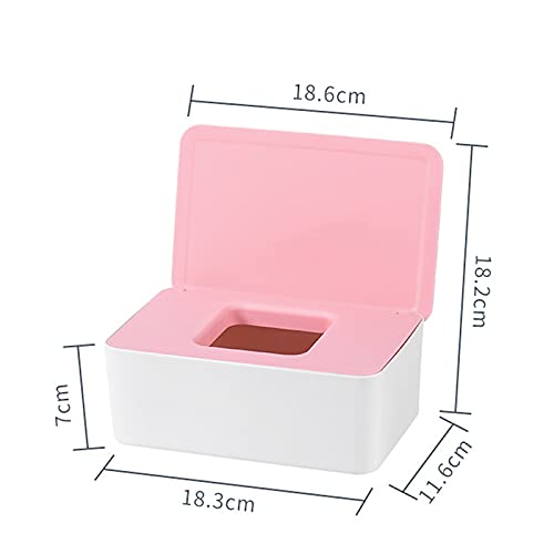 Wipes Dispenser Wet Wipes Storage Box with Lid Dustproof Tissue Storage Box Napkin Storage Case Modern Rectangular Wipe Container For Home Car
