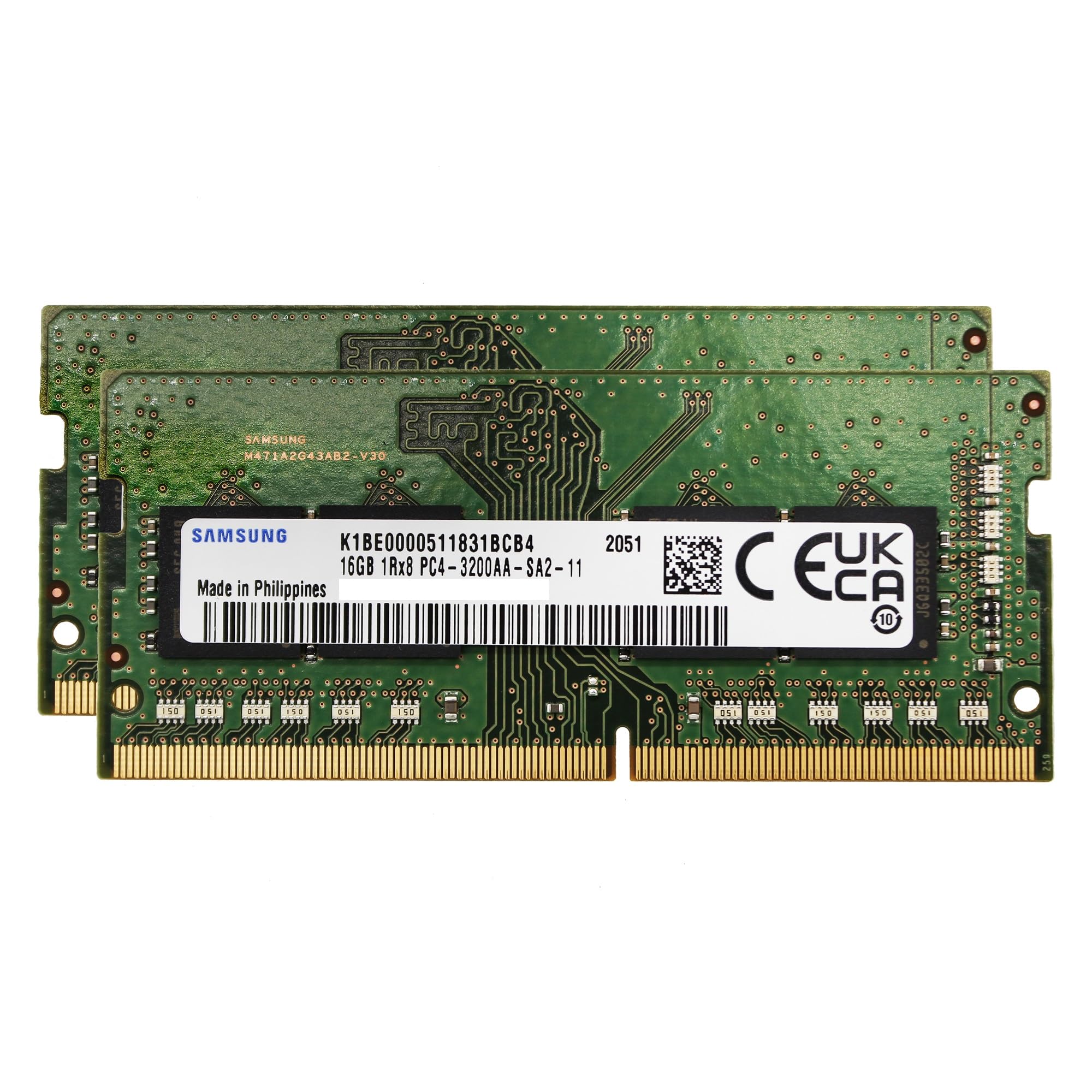 Factory Original 32GB (2x16GB) Compatible for Dell Alienware Inspiron Latitude Precision Vostro Laptop Notebook Memory RAM Upgrade DDR4 3200MHz PC4-25600 SODIMM 1Rx8 CL22 1.2v SNP1CXP8C/16G Adamanta