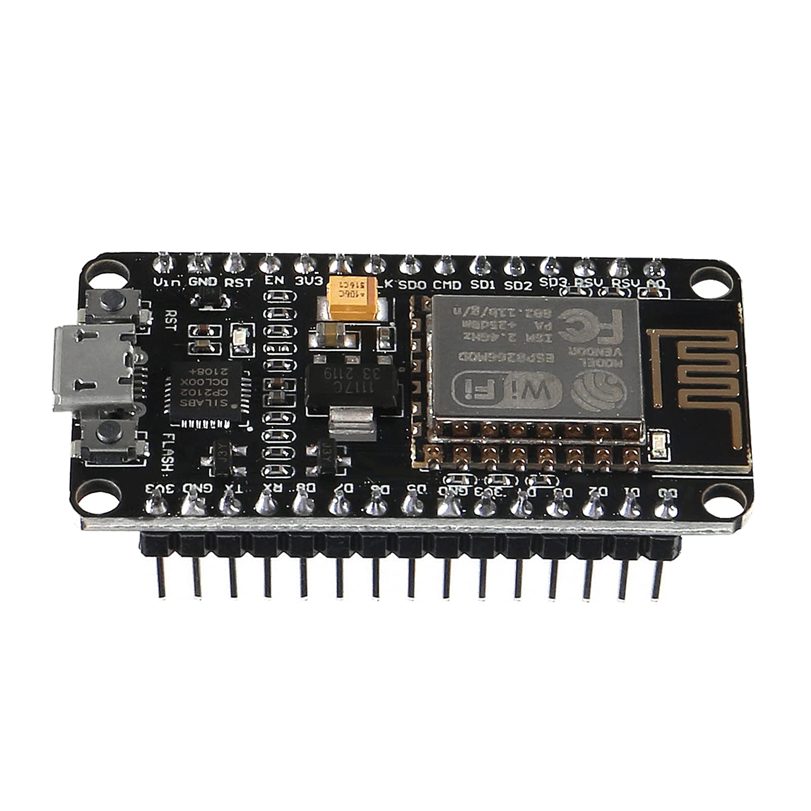 MELIFE 5pcs ESP8266 NodeMCU CP2102 ESP-12E Internet WiFi Development Board Open Source Serial Wireless Module.