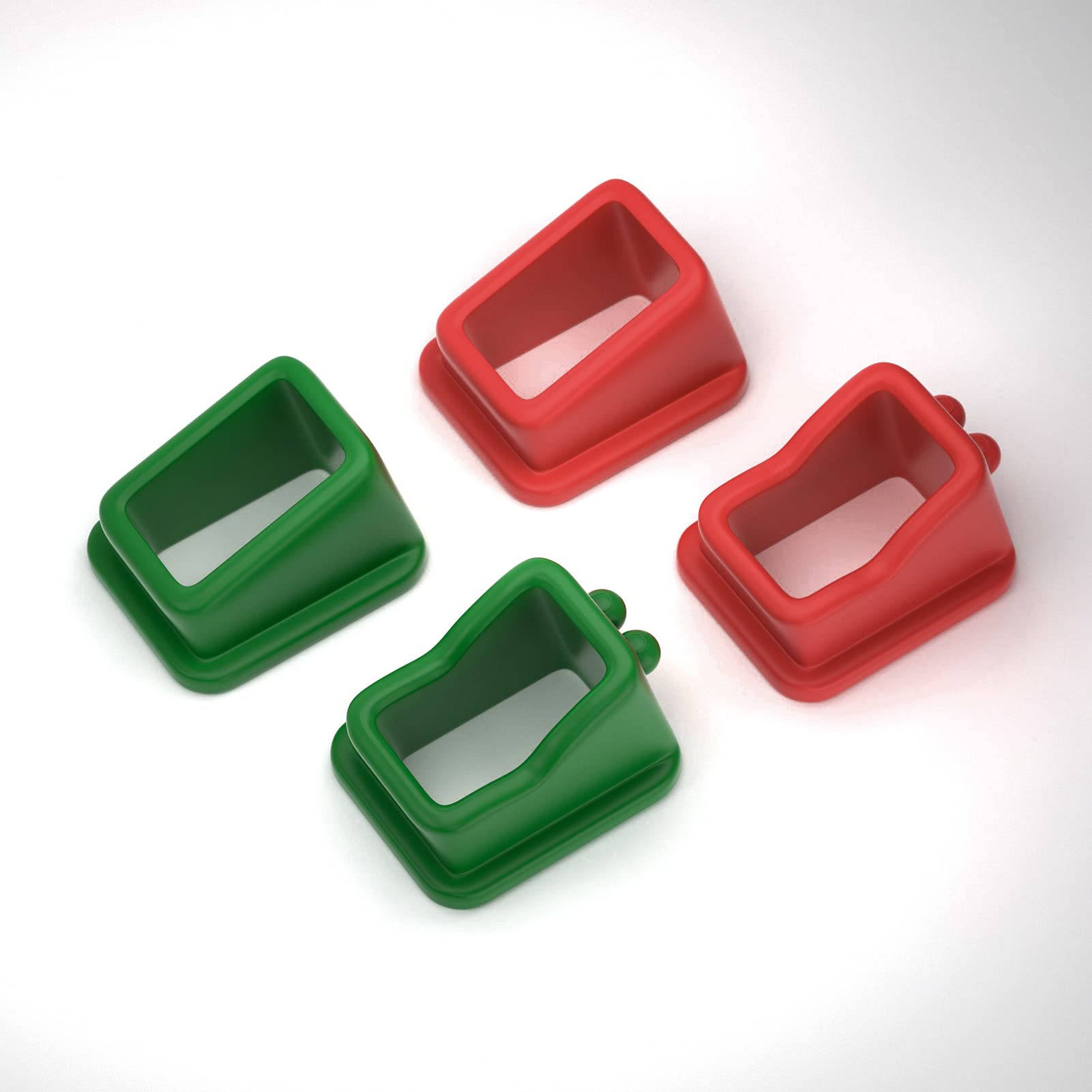 G Ganen 2-Pack Buckle Holder Compatible with Baby Seat - Keep Buckle in Upright Position and Makes Buckling Easier (Red)