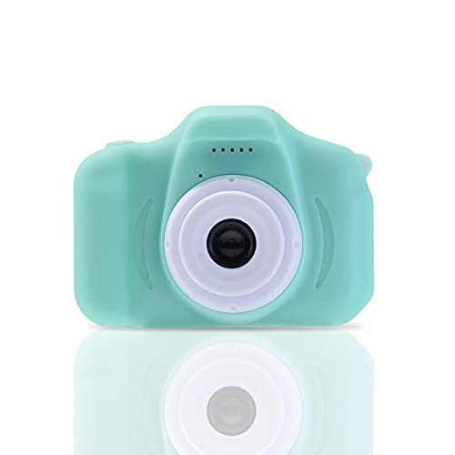 NC HD Children's Digital Camera Cartoon Camera Portable SLR Camera Toy Kids Birthday Gift HD (1300W Pixels) Green