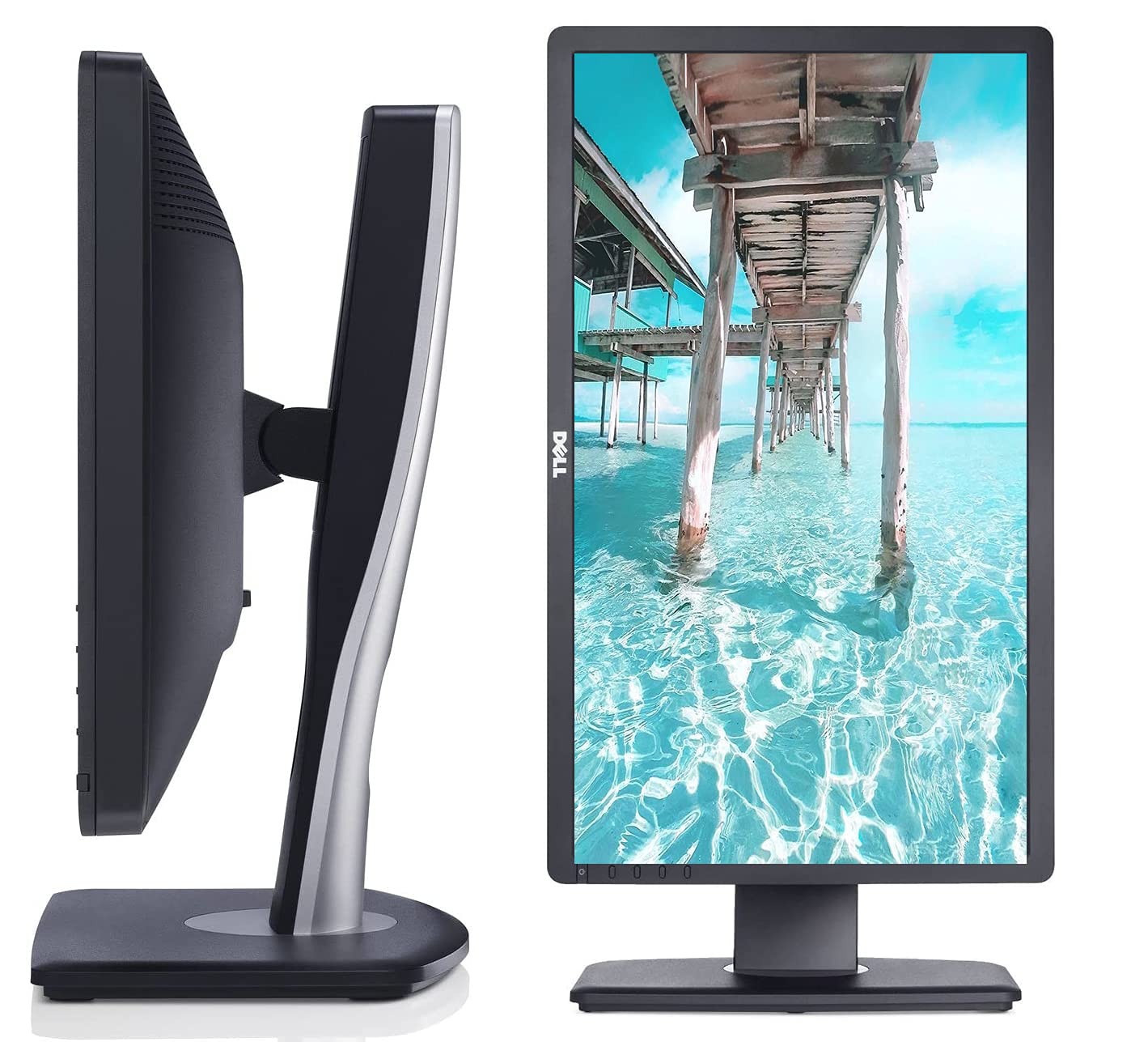 Dell P2213T Anti-Glare LED Backlit 22 Inch Monitor, VGA, Display Port, DVI, 16.7 Million Colors, USB 2.0 Downstream, USB 2.0 Upstream, 5ms Response Time, 60 Hz Refresh Rate (Renewed)