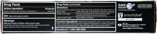 Colgate Max Fresh Toothpaste + Charcoal, Charcoal Mint (6 Ounce, Pack of 2)