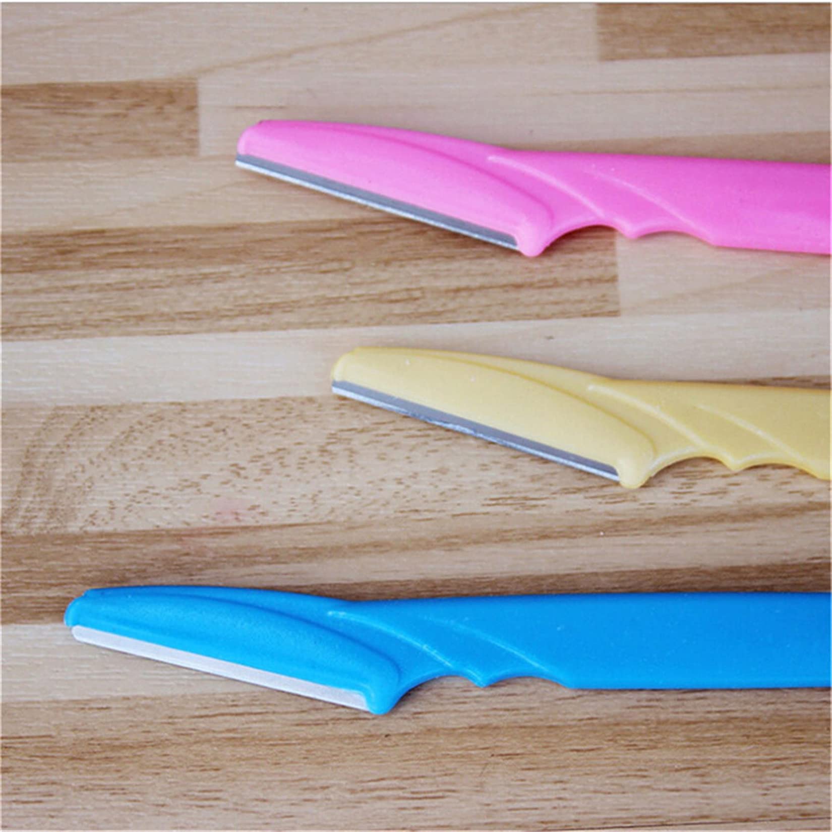 GOOIT 3 Pcs Eyebrow Razor Facial Hair Remover Makeup Tools Trimmer Sharper Shaver Hair Remover Set, 15 x 1.3cm
