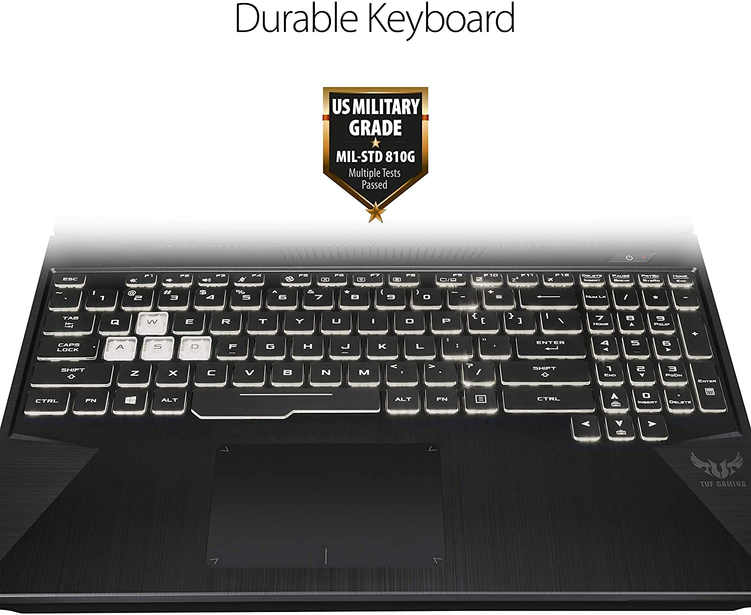 ASUS TUF 15.6” FHD 144Hz IPS Gaming Laptop, AMD Ryzen 7 3750H Processor, NVIDIA GeForce RTX 2060, Webcam, Wi-Fi, Bluetooth, RGB Backlit Keyboard, Windows 10, CUE Accessories (16GB DDR4, 512GB SSD)