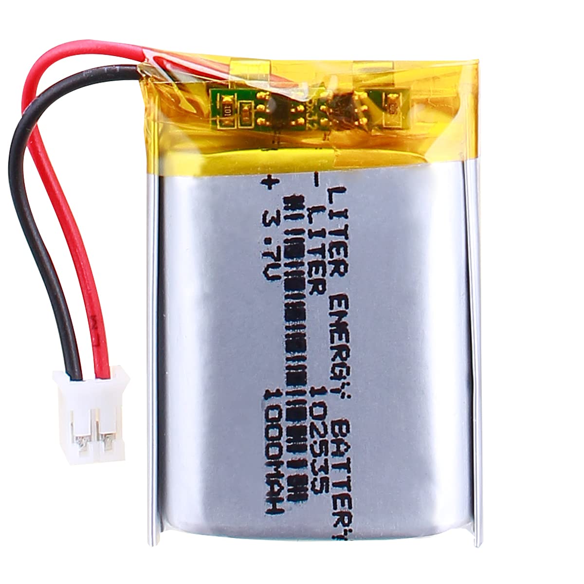 Liter energybattery 3.7V Lipo Battery 1000mAh Rechargeable Lithium ion Polymer Battery 102535 Lithium Polymer ion Battery with JST Connector
