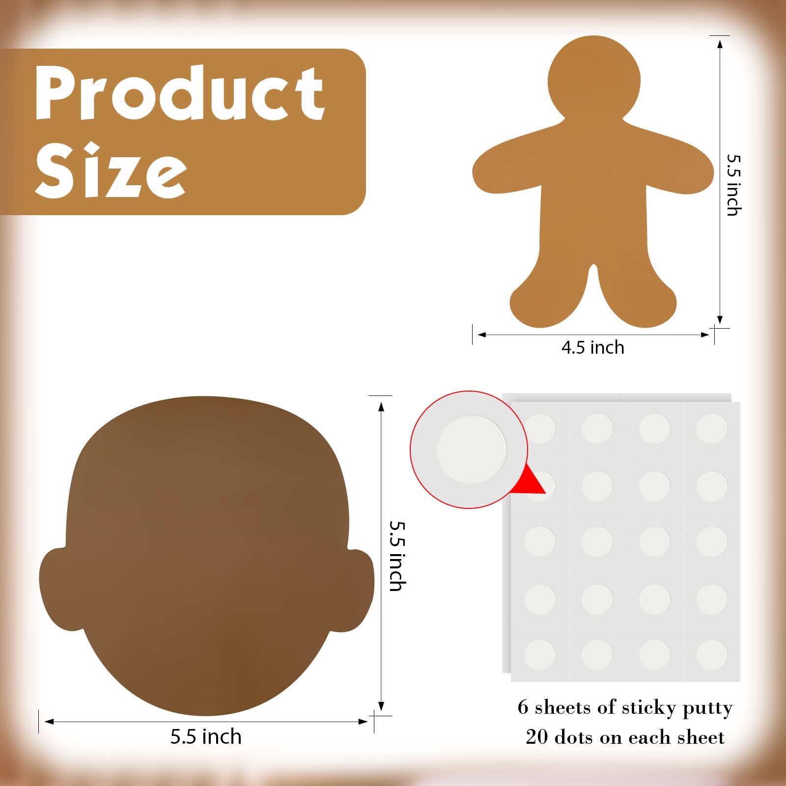 Containlol 100 Pcs Multicultural Faces People Cutouts 5.5 Inch Creative Cut Outs Blank People Shaped Paper Dolls Figures for Kids Crafts Project Early Childhood Education Multicultural Decoration