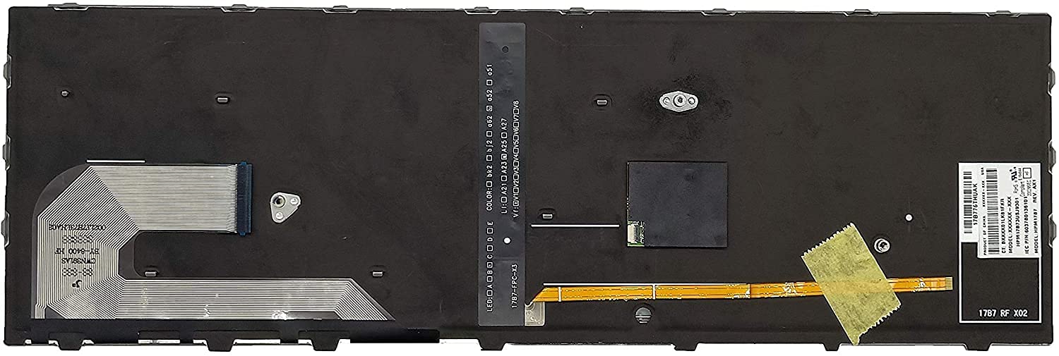 Replacement Keyboard for HP EliteBook 850 G5 850 G6 755 G5, Zbook 15u G5 & Zbook 15u G6 Laptop, HP Elitebook 850 G6 Keyboad with Silver Frame wih Backlit with Point US Layout