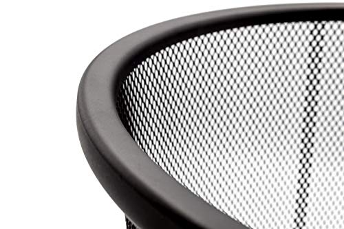 Brookstone [3 Pack Metallic Mesh Wastebasket for Office & Home, Open Top, Under Desk Trash Can, Lightweight & Sturdy Recycling Bin