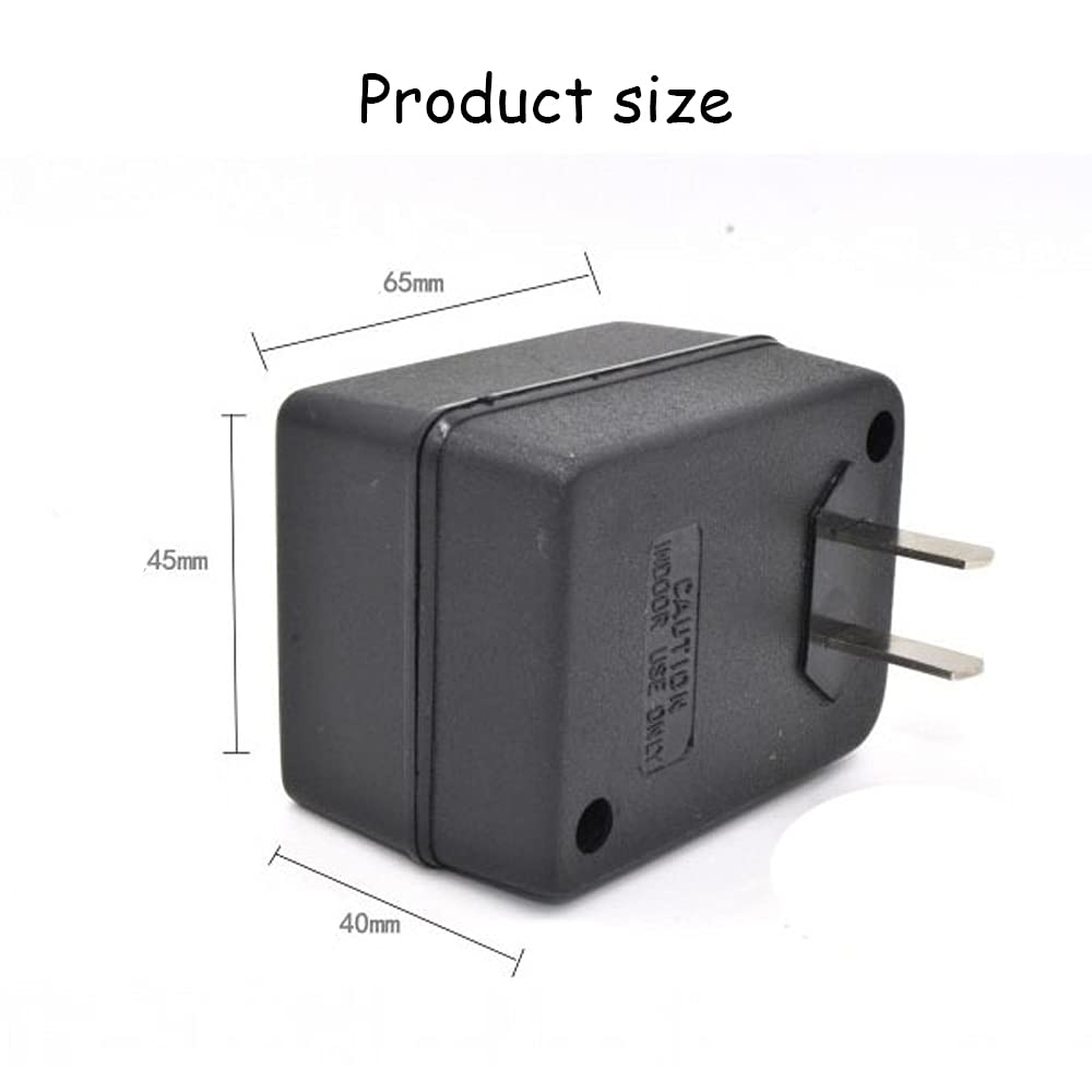 Acxico 1Pcs 110V to 220V Power Converter Adapter Voltage Transformer Adapter 50W PC Material SC-21C