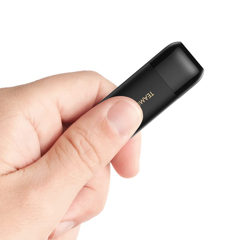 TEAMGROUP C175 256GB 2 Pack USB 3.2 Gen 1 (USB 3.1/3.0) Read 100MB/s Flash Thumb Drive, External Data Storage Memory Stick Compatible with Computer/Laptop Matte Black TC1753256GB22