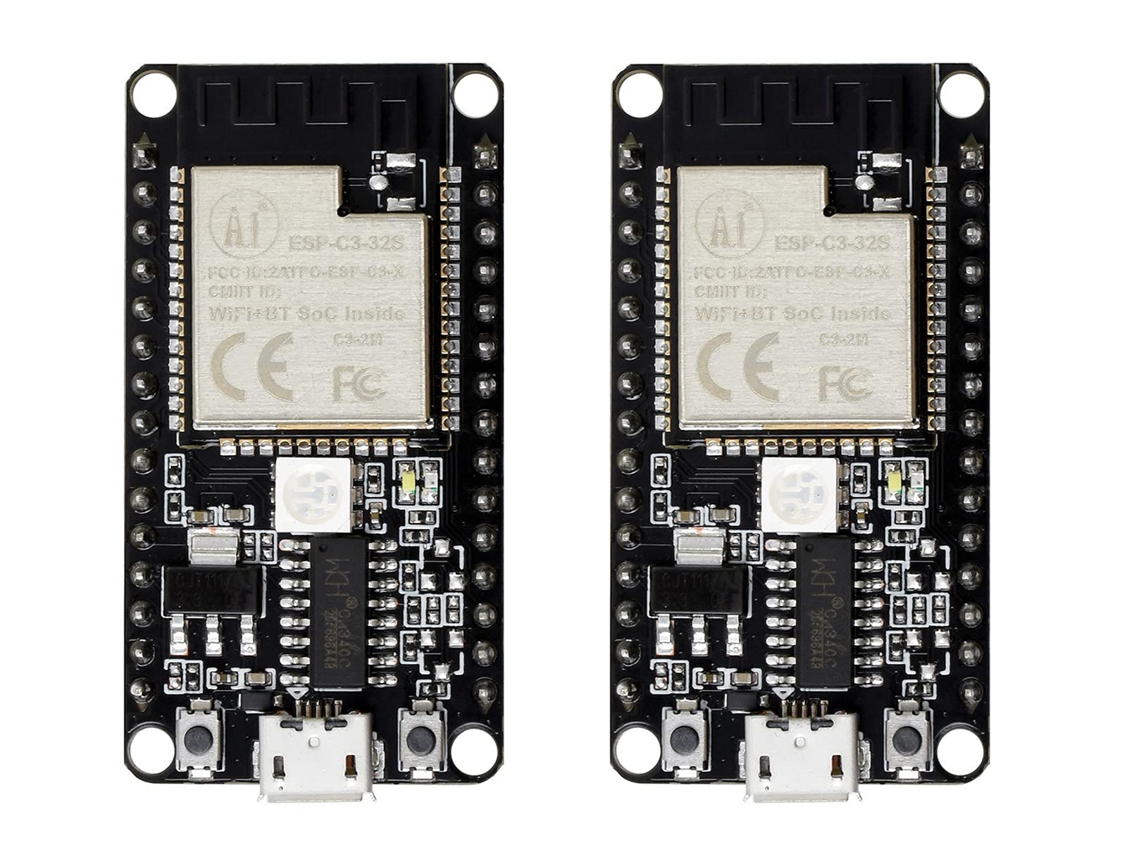 Waveshare ESP-C3-32S-Kit ESP32 WiFi Development Board Based On ESP32-C3 [2 PCS]