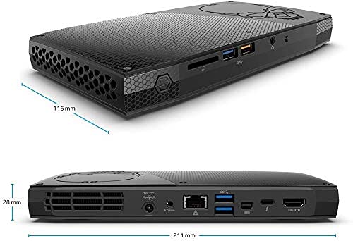Intel Skull Canyon NUC 6 Performance Kit NUC6i7KYK Business & Home & Gaming Mini PC Desktop (Quad-Core i7-6770HQ, 16GB DDR4 RAM, 256GB PCIe SSD) Thunderbolt 3, Windows 10 Pro, IST Power Cable