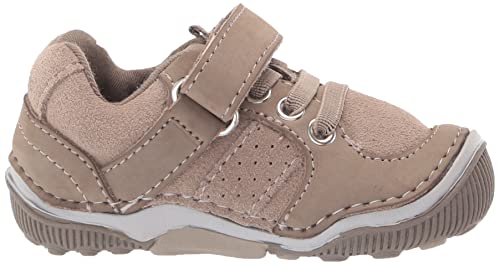 Stride Rite Kids SRTech Wes Casual Sneaker, Taupe, 6.5 Wide US Unisex Toddler