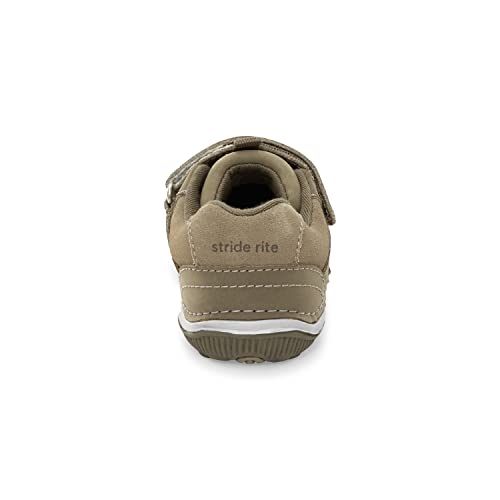 Stride Rite Kids SRTech Wes Casual Sneaker, Taupe, 6.5 Wide US Unisex Toddler